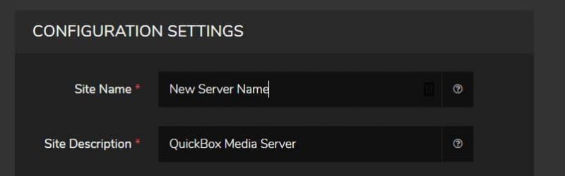 How to change your QuickBox Site Name - QuickBox.IO