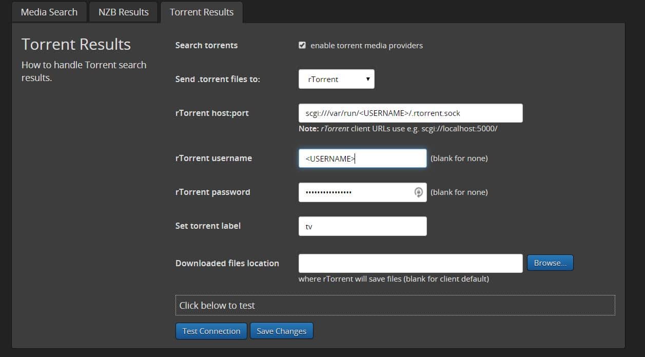 How to Connect SickGear with ruTorrent - QuickBox.IO