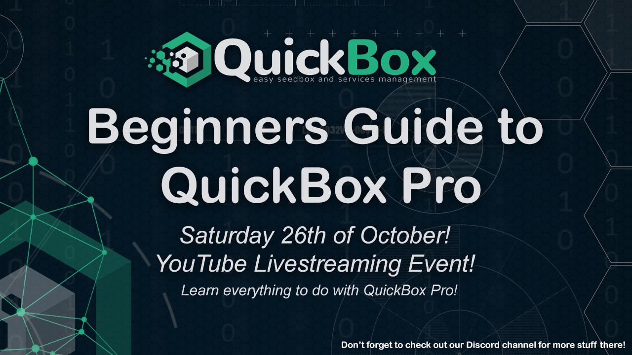 QuickBox.io Live-stream Event - Beginners Guide to QuickBox Pro - QuickBox.IO