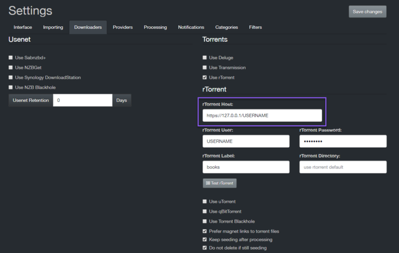 How to Connect LazyLibrarian with rTorrent - QuickBox.IO