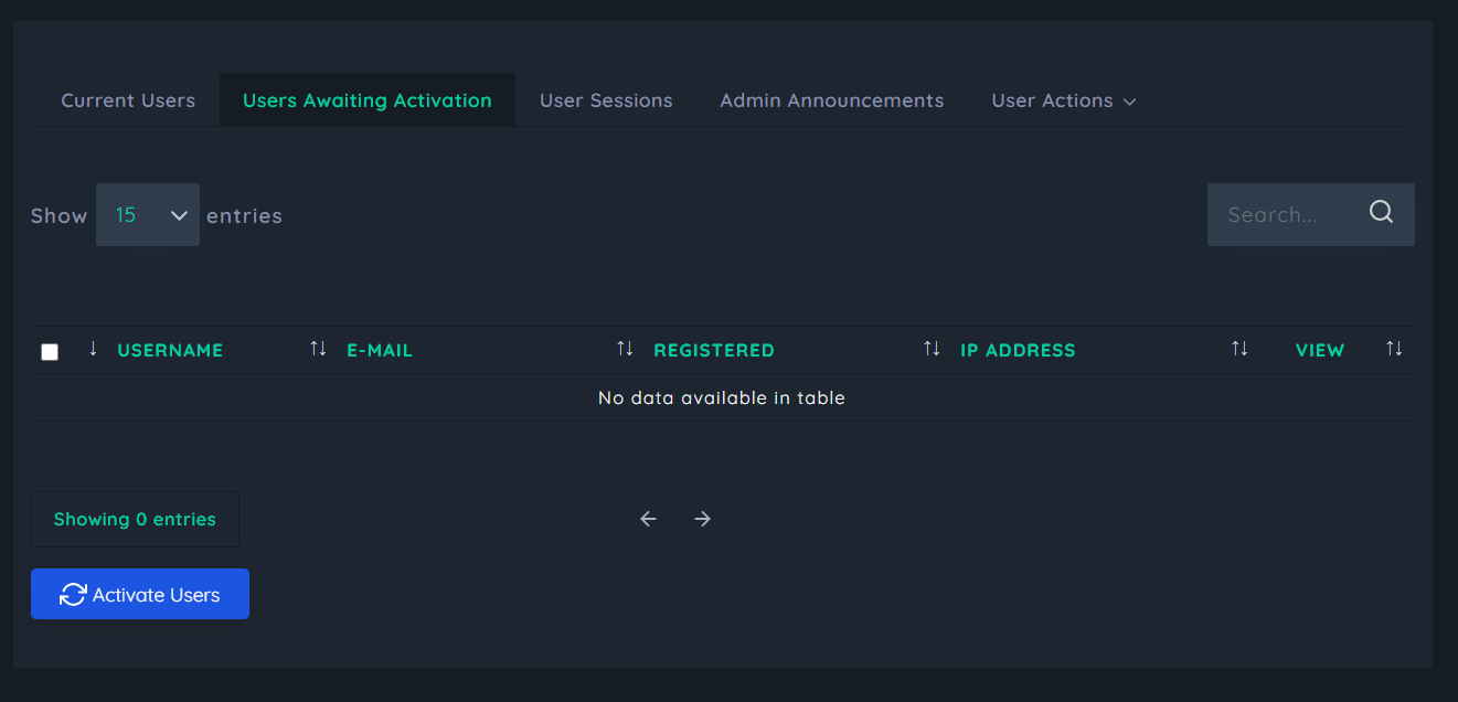 How to See All Users Awaiting Activation - QuickBox.IO