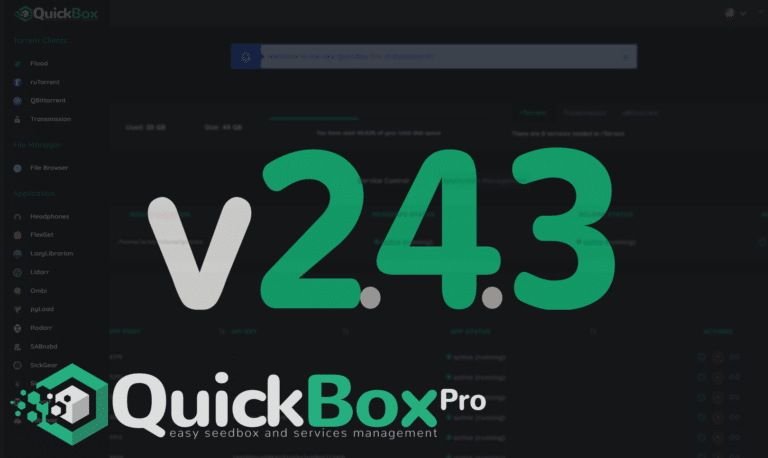 QuickBox.IO - A Quick User Friendly Media Server Management Solution - QuickBox.IO